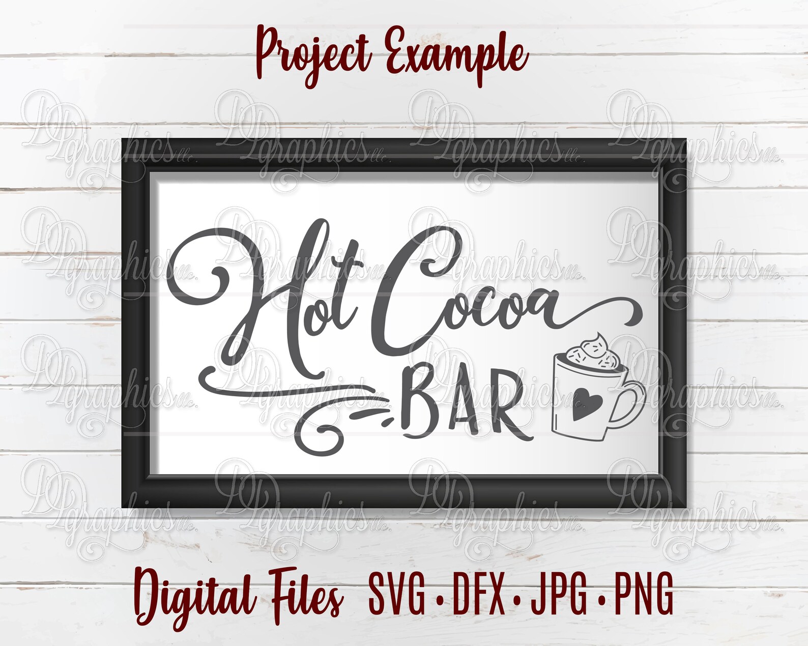 Hot Cocoa Bar SVG /Hot Chocolate Bar SVG /Hot Chocolate Mug | Etsy