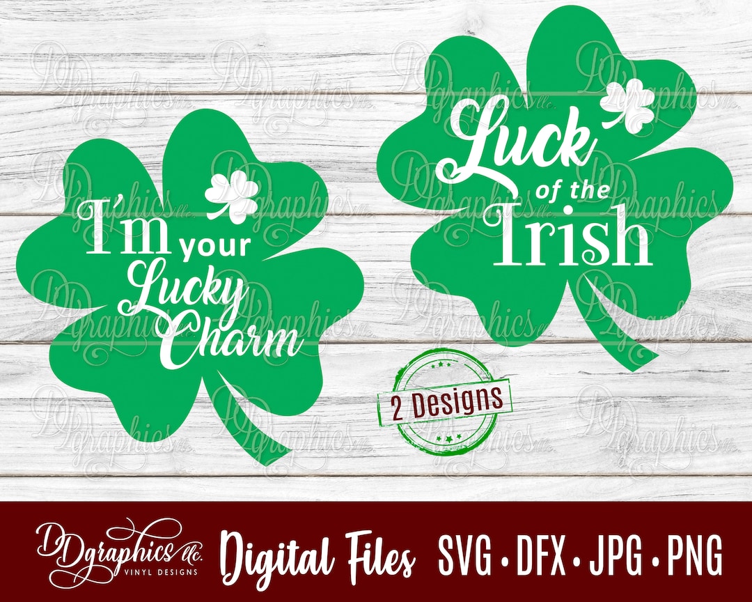 Shamrock SVG / Lucky Charm SVG / Luck of the Irish/ St. Patricks Day ...