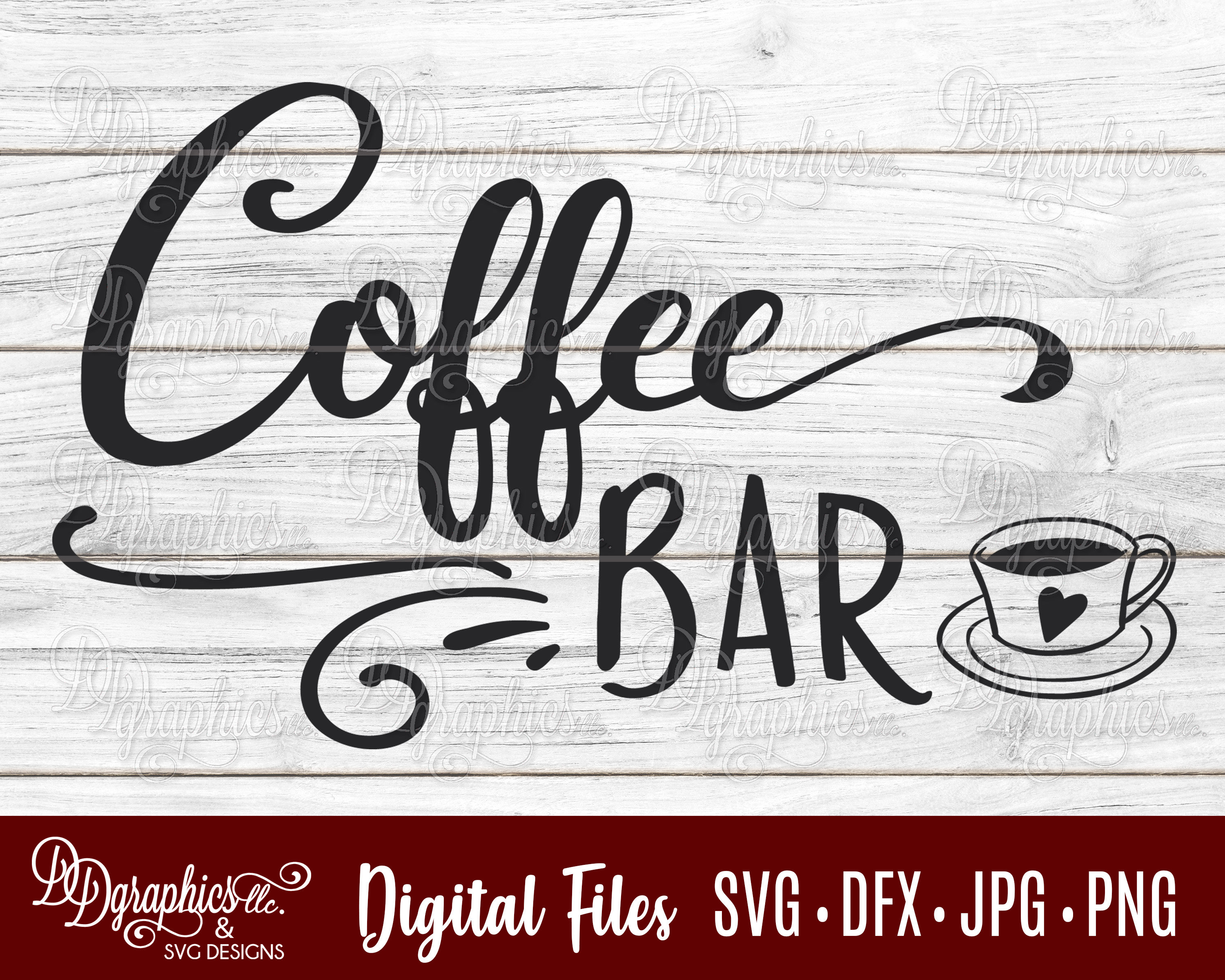 Coffee Bar SVG /coffee SVG /coffee Cup SVG / Coffee Sign / Jpg - Etsy ...