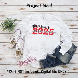 Class of 2025 SVG Digital Files, the Future Awaits, Graduate ...
