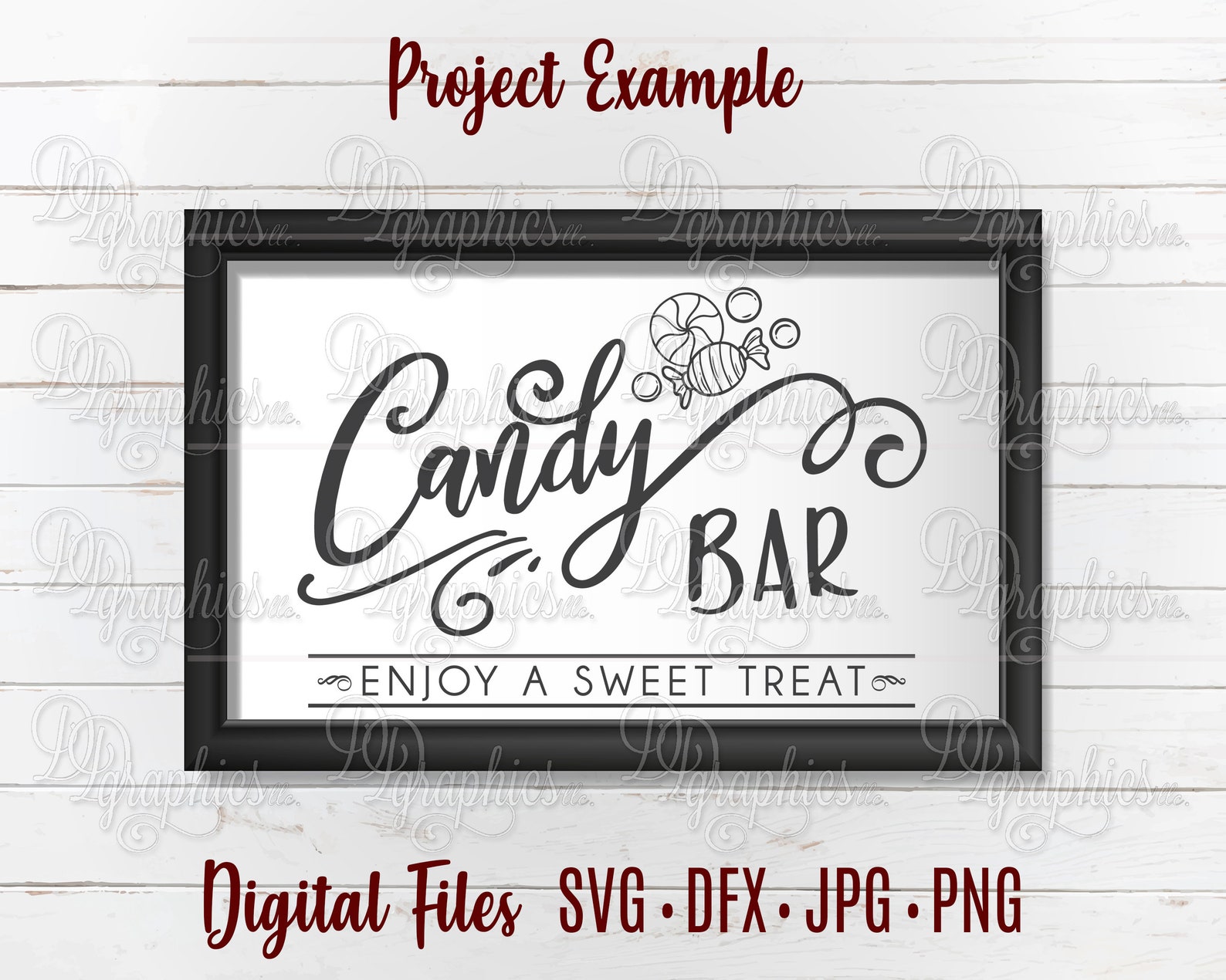 Candy Bar SVG /candy Buffet SVG / Candy SVG / Candy Bar Sign / Party ...