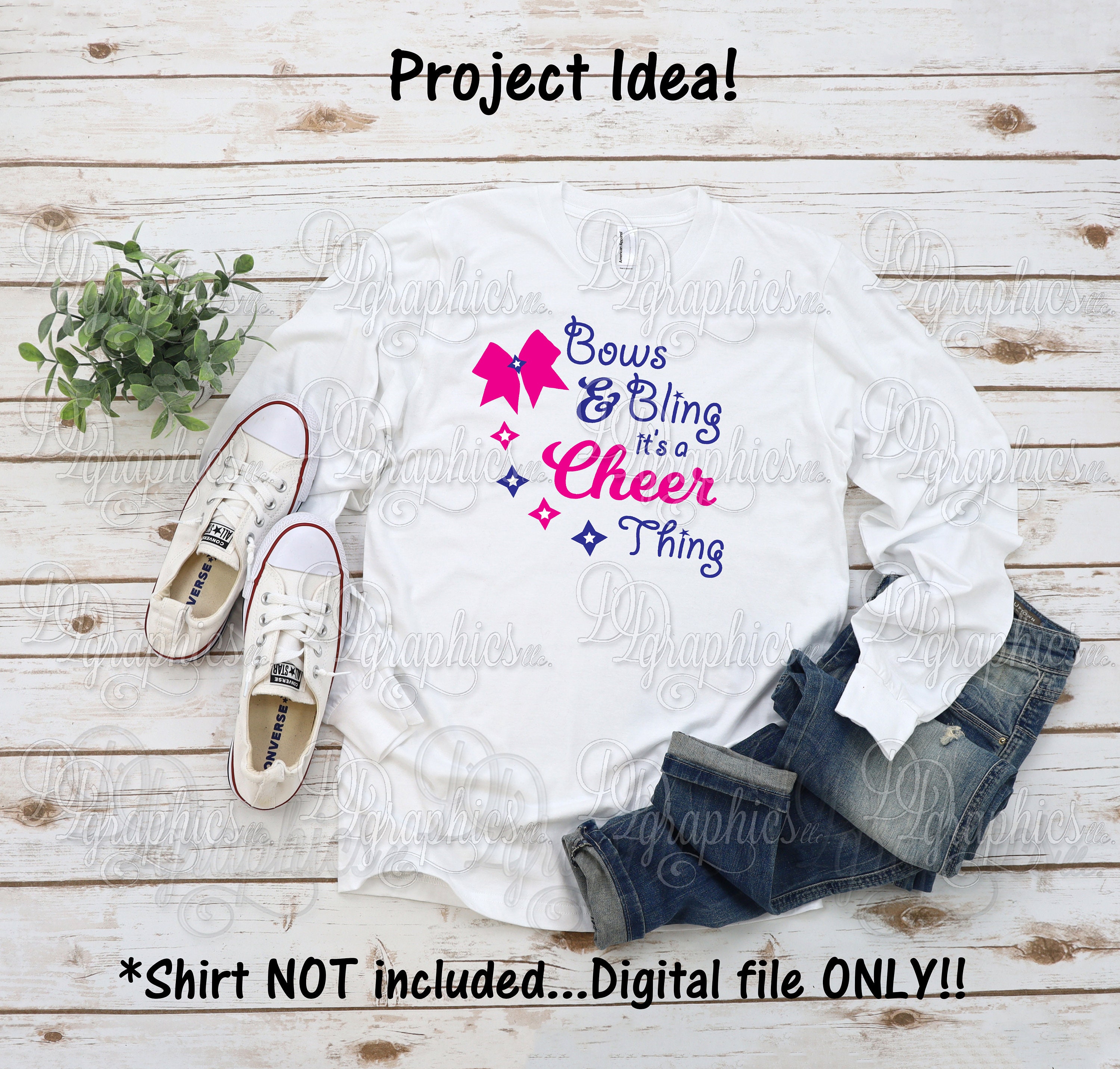 Bows and Bling Its a Cheer Thing SVG / Cheer SVG / Cheer Bow / - Etsy