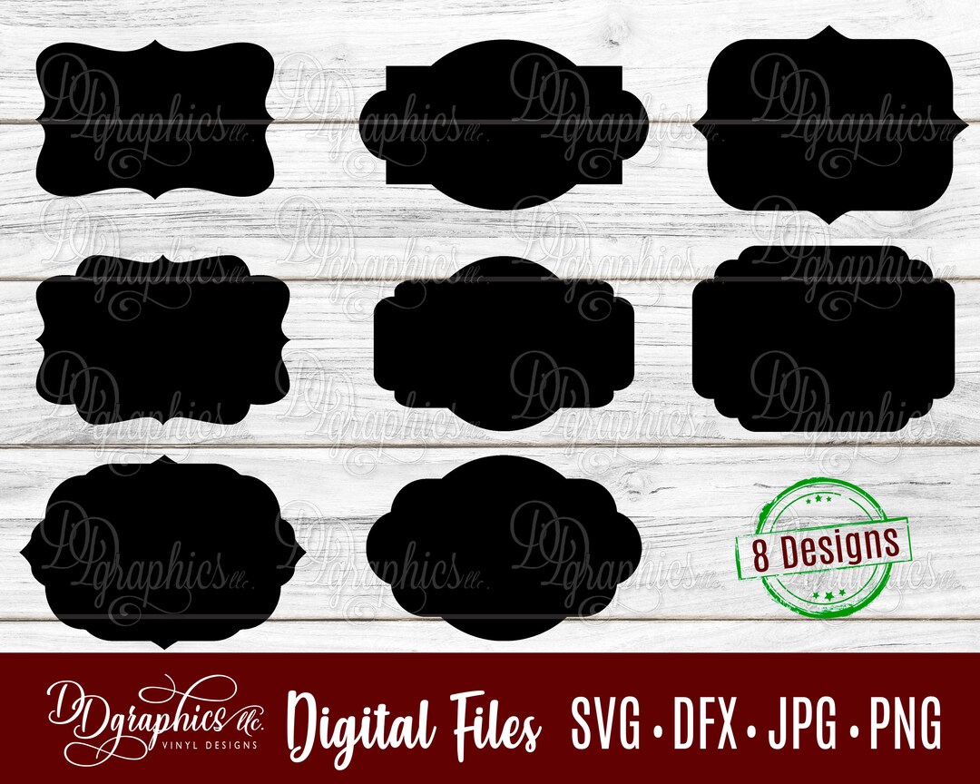 Frame SVG / Frame Designs / Frame Shapes / SVG File / Jpg Dxf Png ...