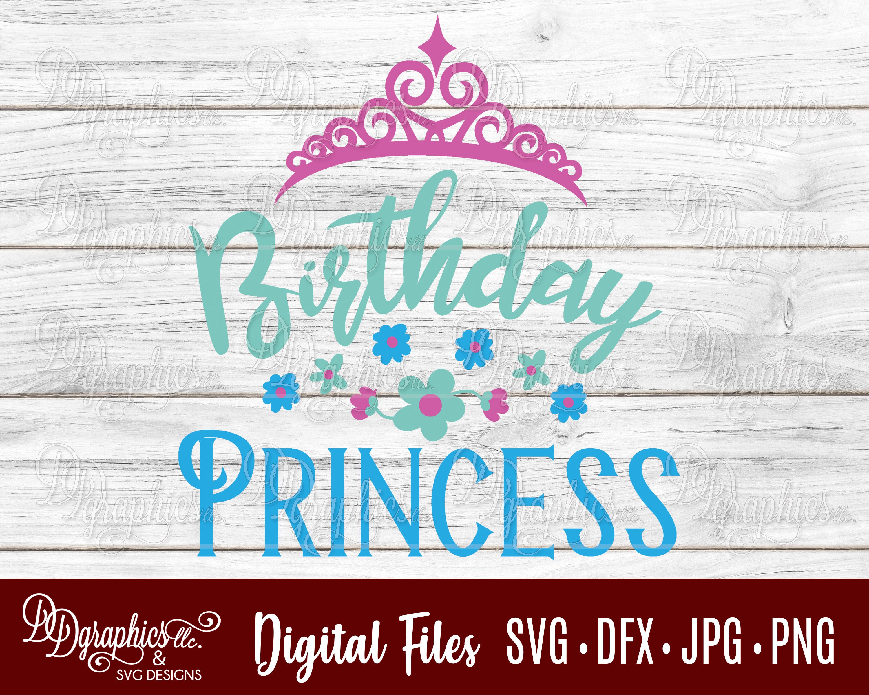 Birthday Princess SVG/ Birthday SVG / Princess SVG / Svg File/ | Etsy