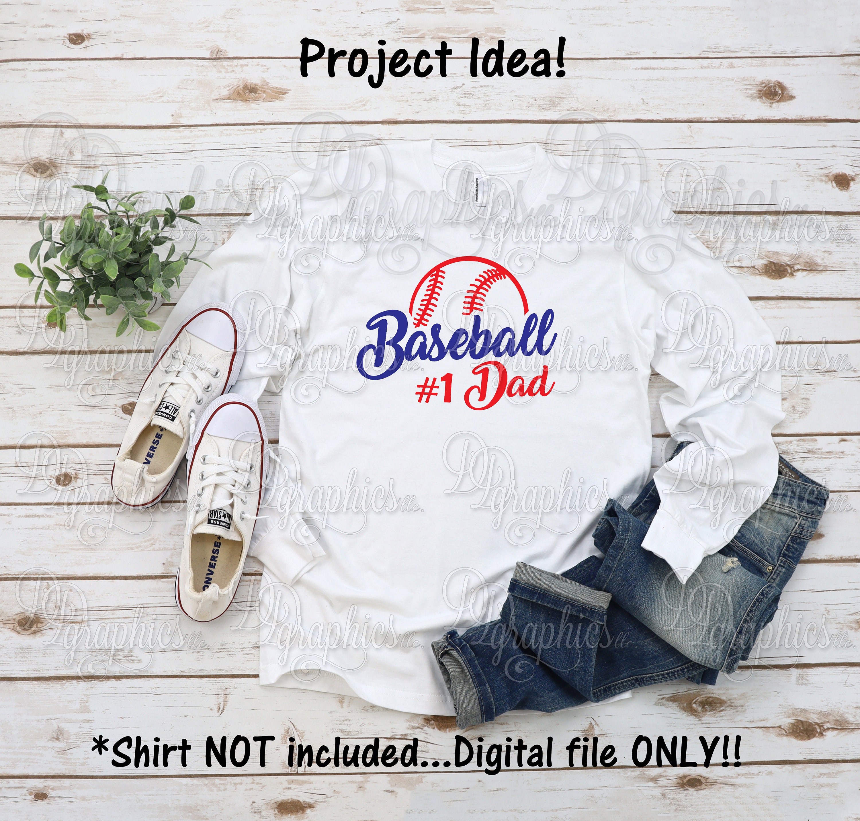 Baseball Dad SVG /#1 Dad / Baseball SVG / SVG File/ Jpg Dxf Png/digital ...