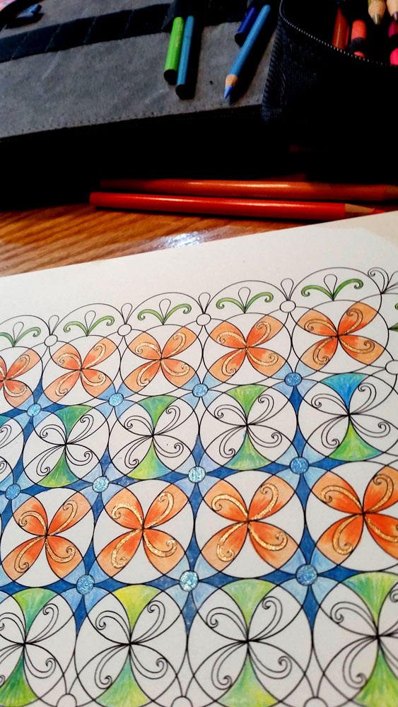 Circles and Swirls Coloring Page - Etsy