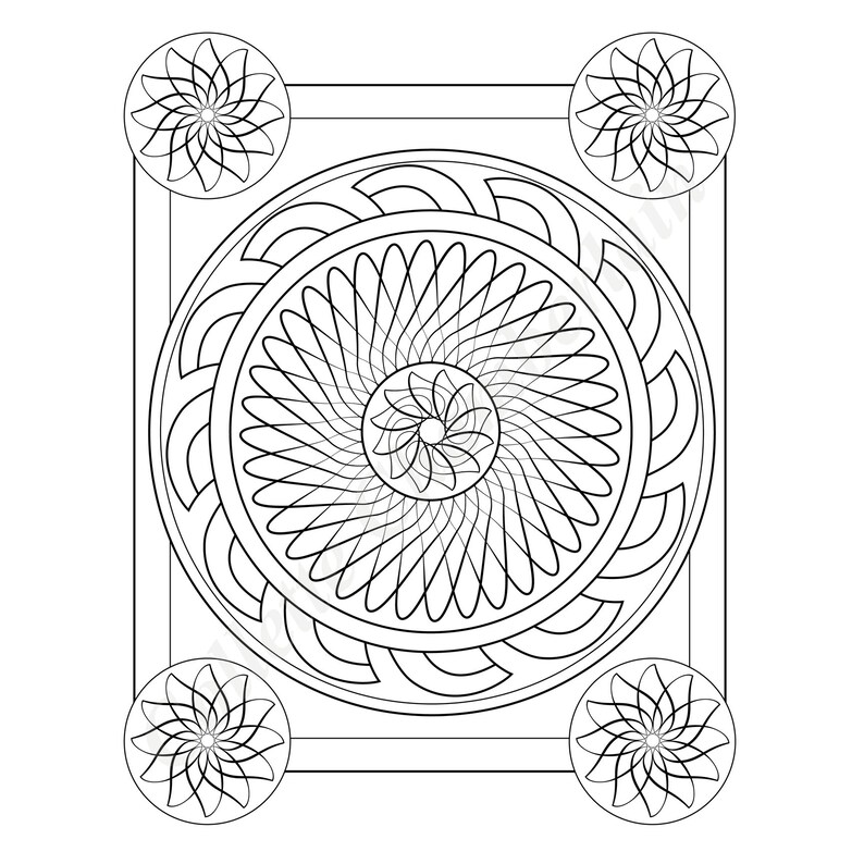 Turning Coloring Page - Etsy