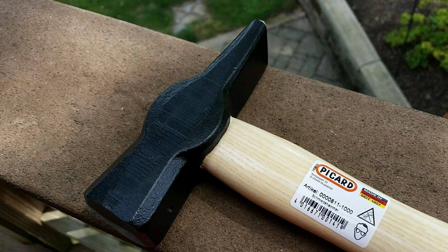Blacksmith Hammer Swedish Cross Pein Style 1000 Gm 2.2lbs by Picard ...