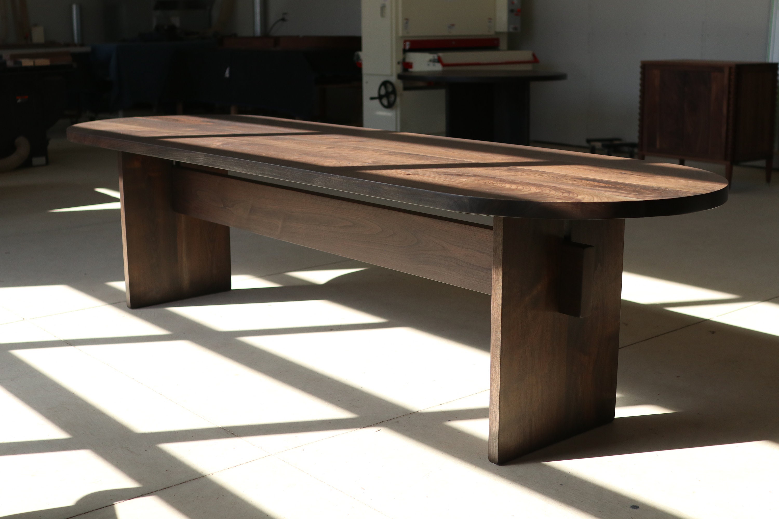 Oversized Plank / Oval Dining Table - Etsy