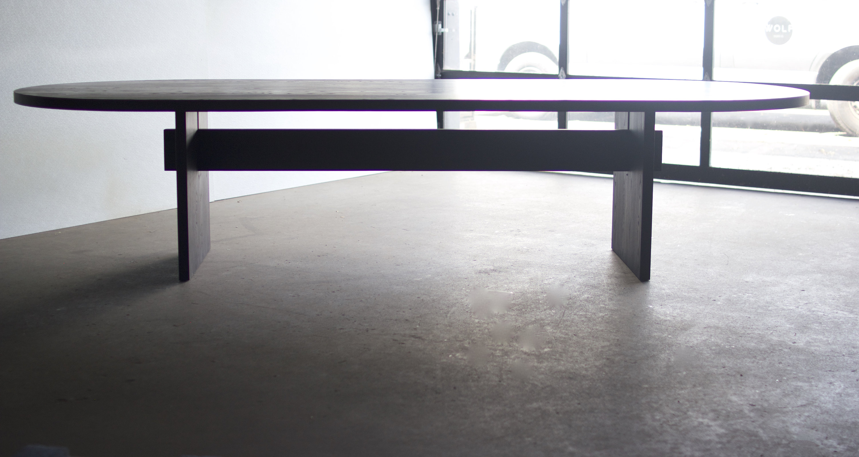 Oversized Plank / Oval Dining Table - Etsy