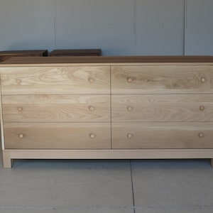 Solid White Oak Dresser Dovetailed Soft-close Drawers, Classic, Organic ...