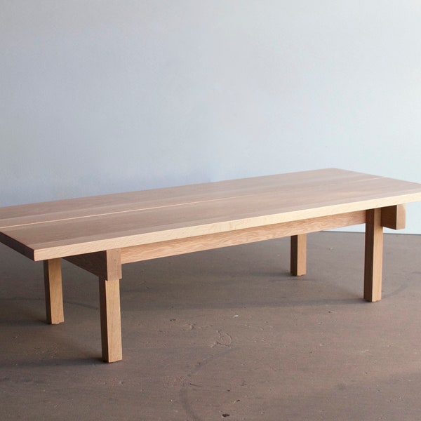 White Oak Coffee Table - Etsy