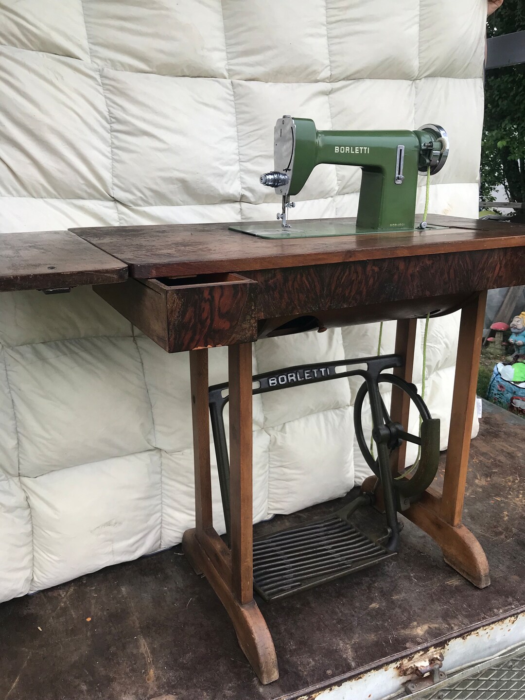 Borletti Belt Sewing Machine / Antique Borletti Belt Sewing Machine ...