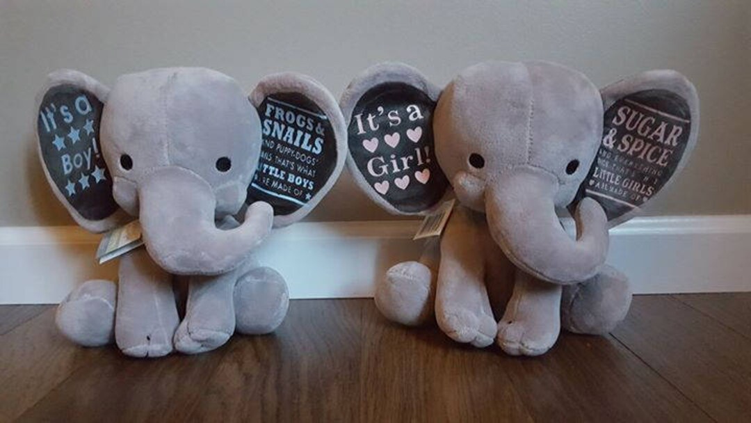 Gender Reveal Plush - Etsy