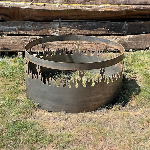 Steel Fire Pit - Etsy