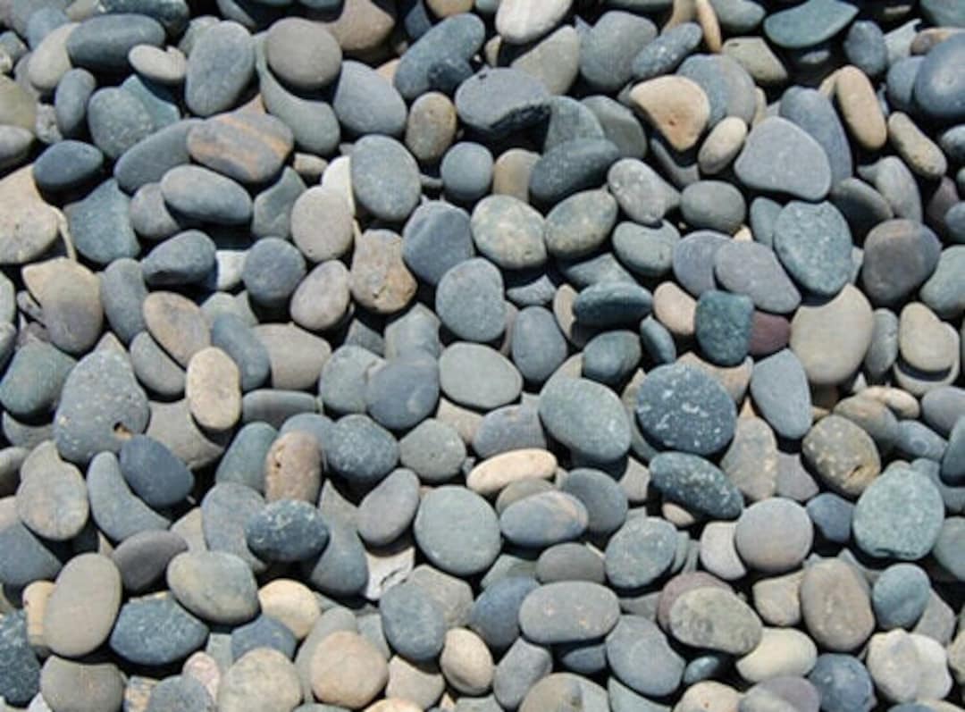 Box Full of Rocks, Mexican Beach Pebbles, Mixed Color Rocks, Landscape ...