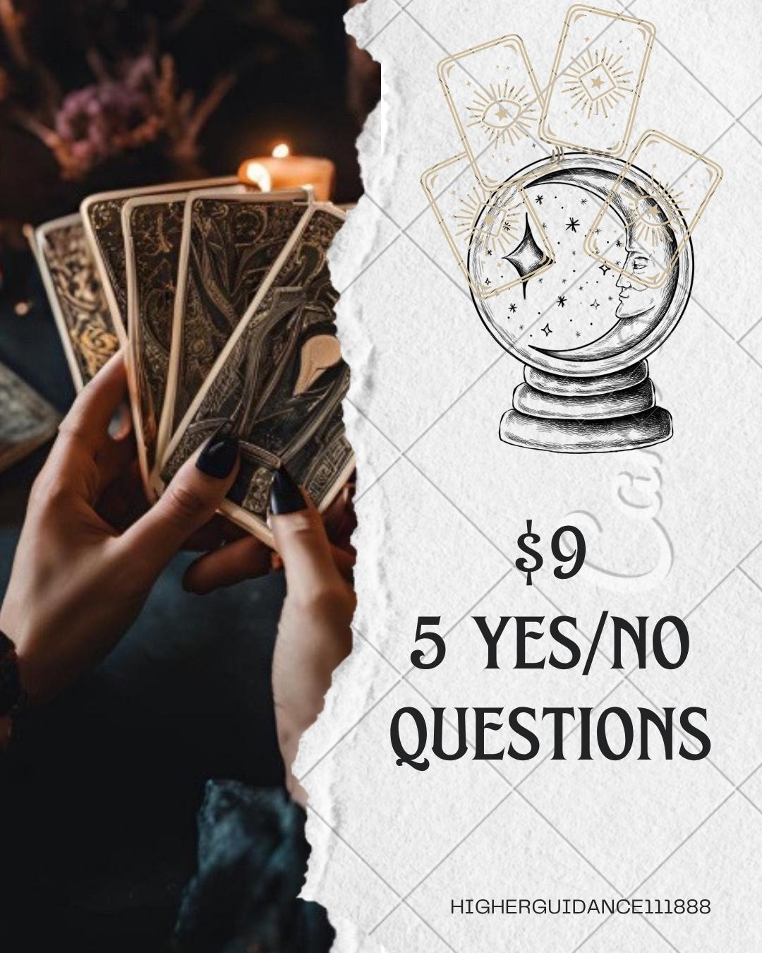5 YES/NO Questions - Etsy