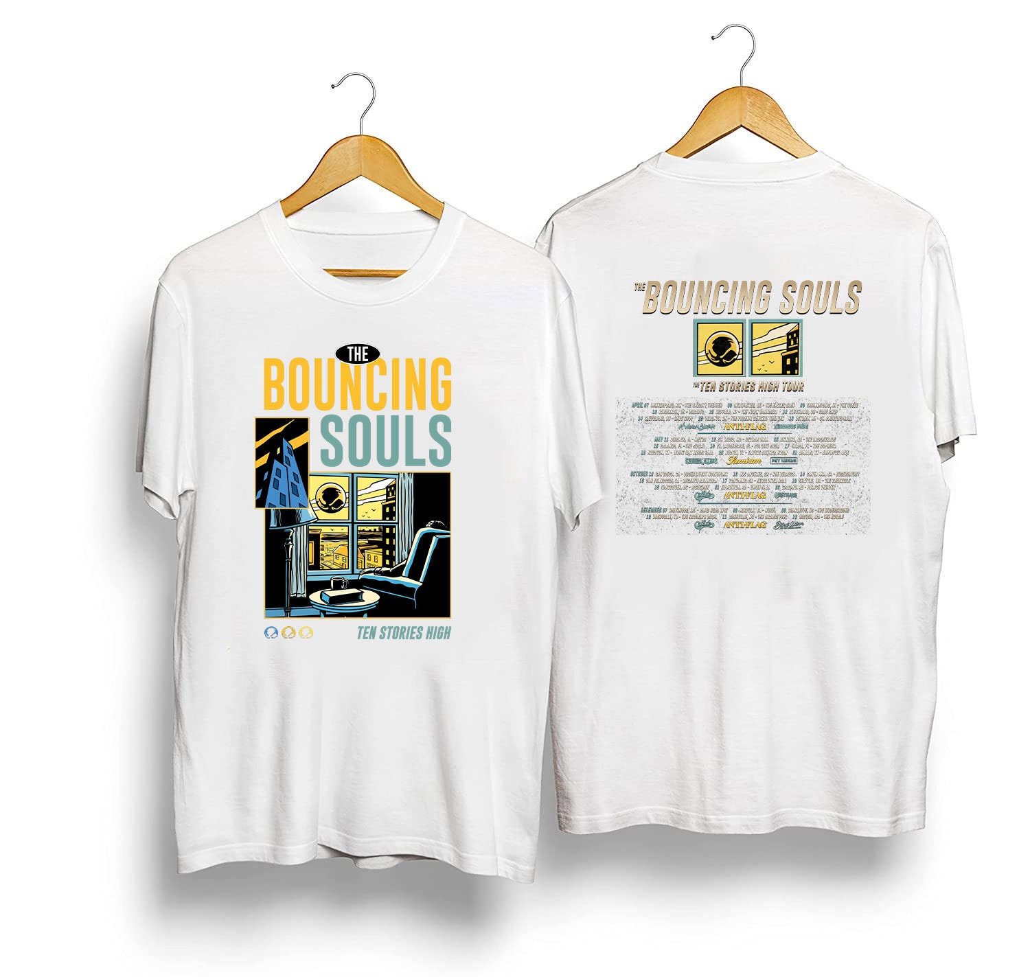 The Bouncing Souls 2023 Tour Png, Ten Stories High Tour Png, the ...