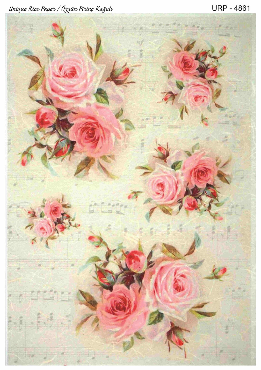 Rice Paper for Decoupage A3 Sticky Mulberry Paper for Decoupage 16.53 ...