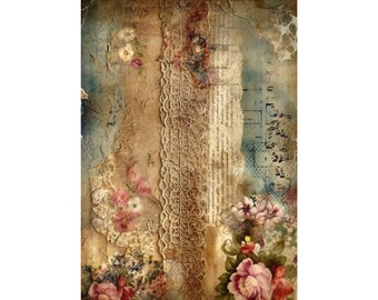 Rice Decoupage Paper A3 Size, High-quality Sticky Rice Paper, Perfect ...