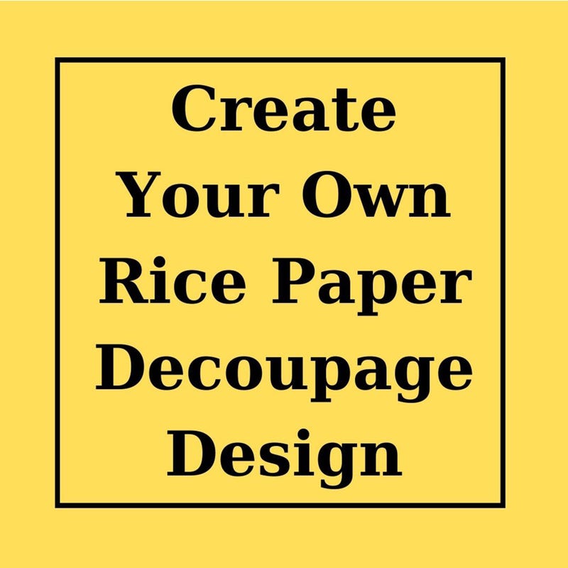 Decoupage Paper Personalized - Etsy UK