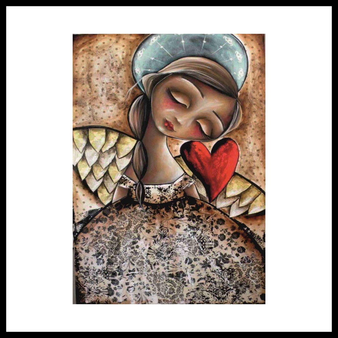 Rice Paper Decoupage | Big Size Options | Guardian Angel Pattern ...