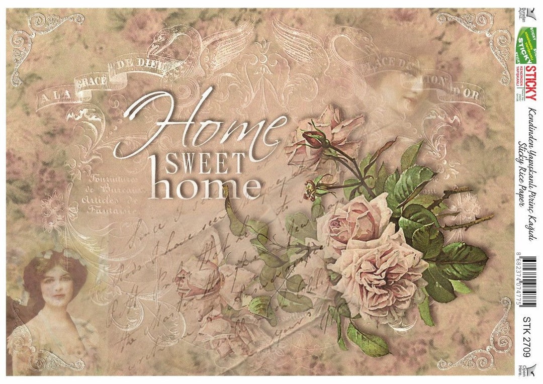 Rice Paper for Decoupage A3 | Sticky Mulberry Paper for Decoupage 16.53 ...