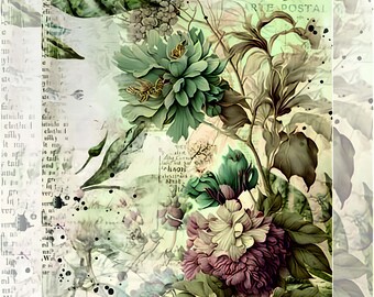 Rice Decoupage Paper A3 Size, High-quality Sticky Rice Paper, Perfect ...