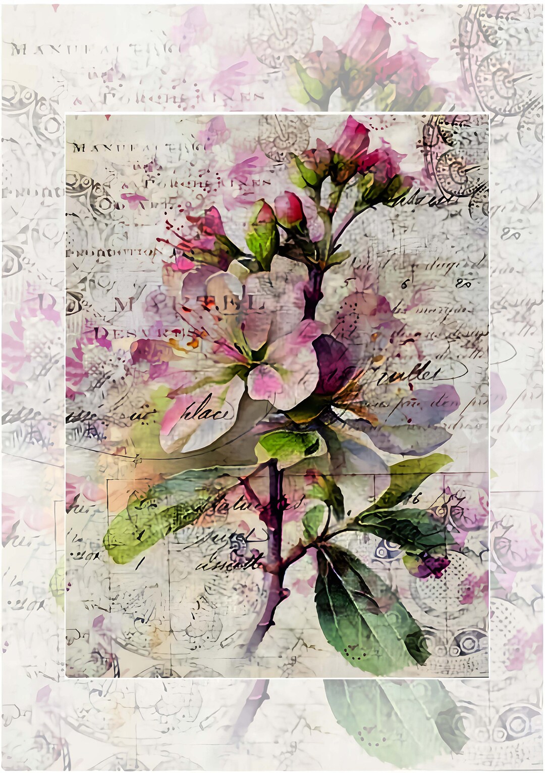 Rice Decoupage Paper A3 Size, High-quality Sticky Rice Paper, Perfect ...