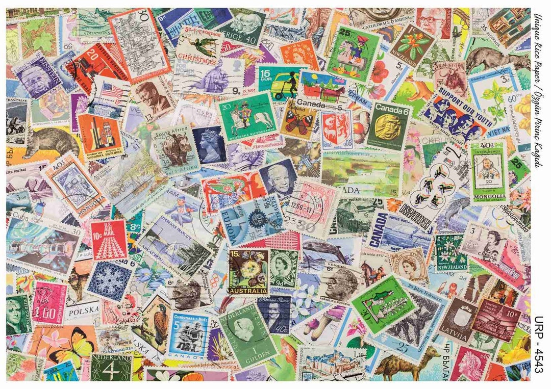 Decoupage Papier für Möbel Reispapier für Decoupage A3 Größe Sticky ...