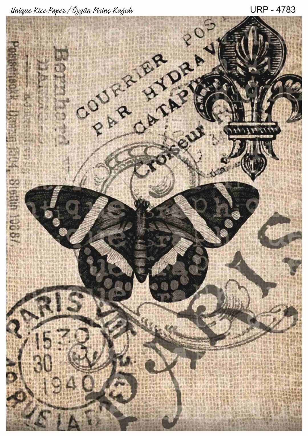 Decoupage Paper for Furniture Rice Paper for Decoupage A3 Sticky Paper ...