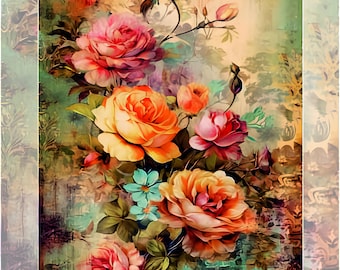 Rice Decoupage Paper A3 Size, High-quality Sticky Rice Paper, Perfect ...