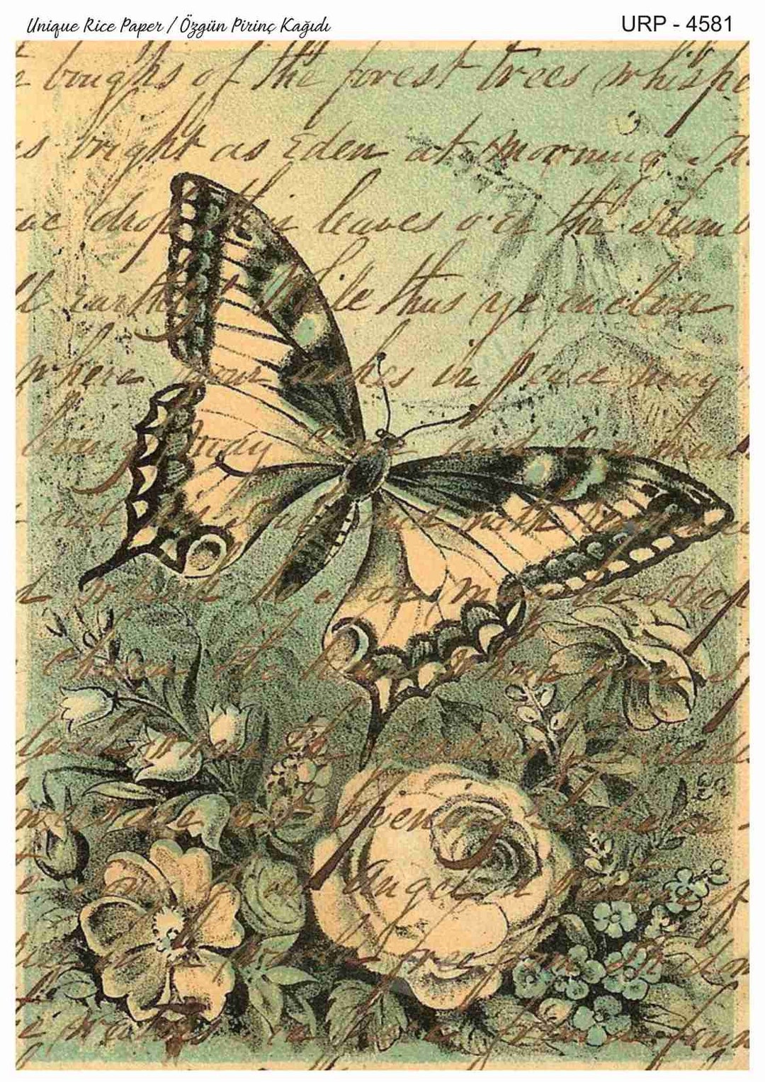 Decoupage Paper for Furniture | Rice Paper for Decoupage A3 | Sticky ...