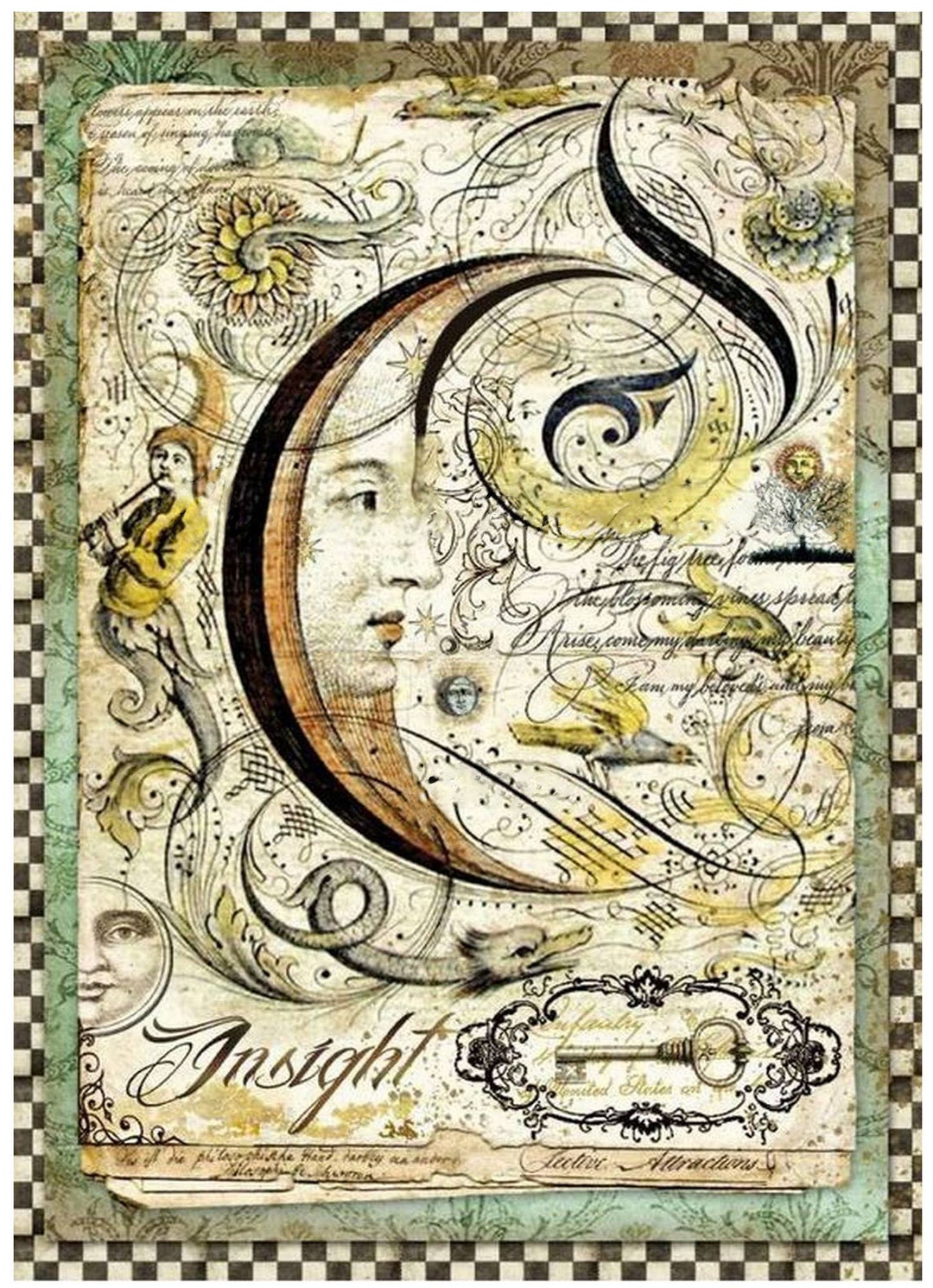 Decoupage Paper for Furniture A3 Size | Sticky Mulberry Paper for ...