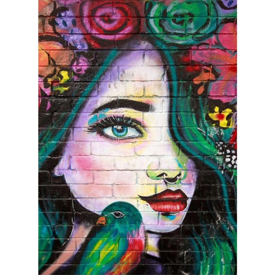 Sticky Rice Paper for Decoupage | A3 Size Woman Portrait | Canvas ...