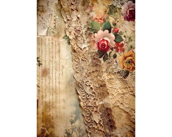 Rice Decoupage Paper A3 Size, High-quality Sticky Rice Paper, Perfect ...