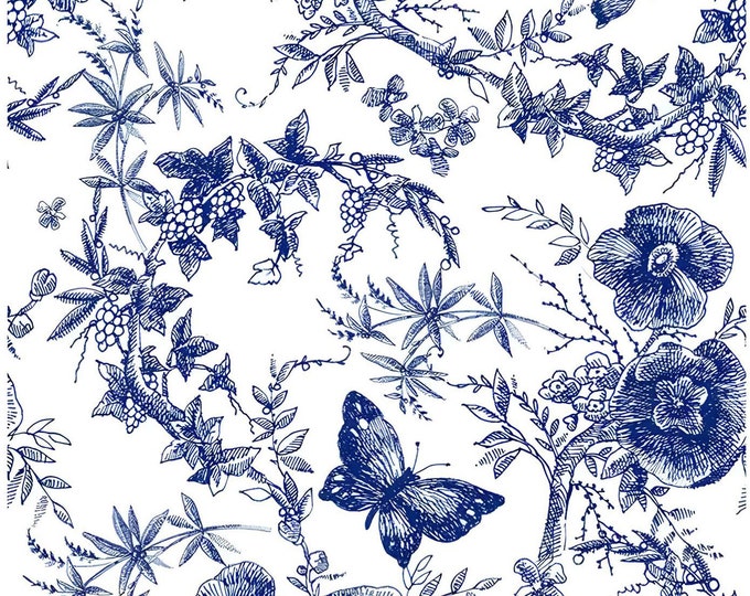 Watercolor Floral Rice Paper Vintage Decoupage Paper for Furniture ...