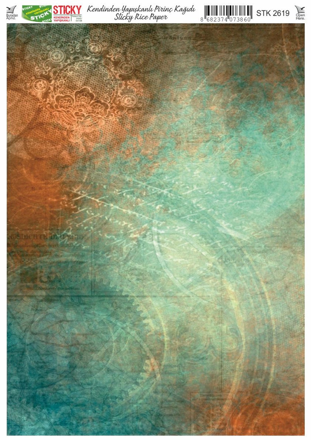 Decoupage Paper for Furniture Rice Paper for Decoupage A3 Sticky Rice ...