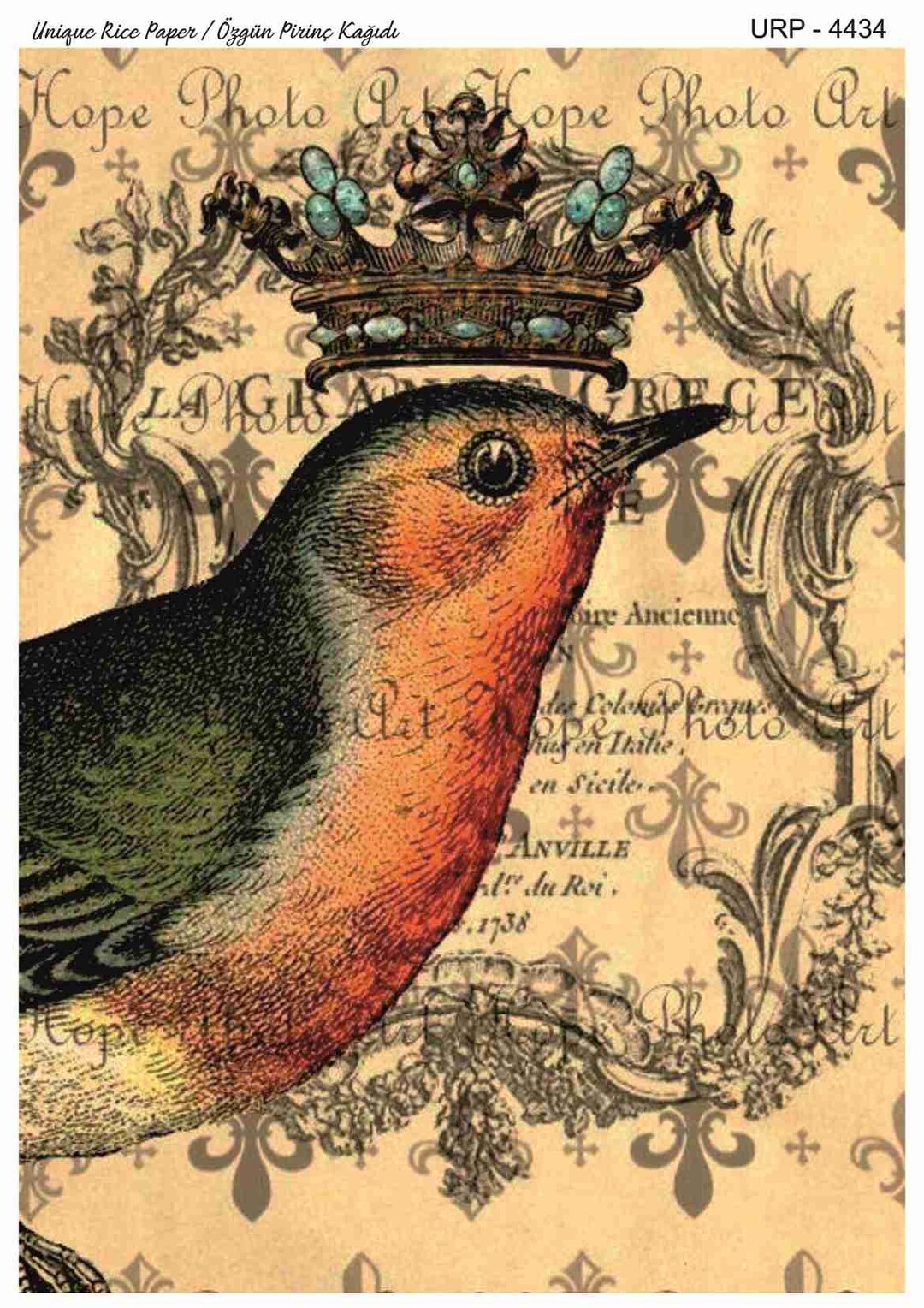 Decoupage Paper for Furniture | Rice Paper for Decoupage A3 | Sticky ...