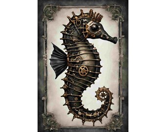 Sticky Rice Paper for Decoupage A3each 7.87'x11.22' Steampunk Pattern ...