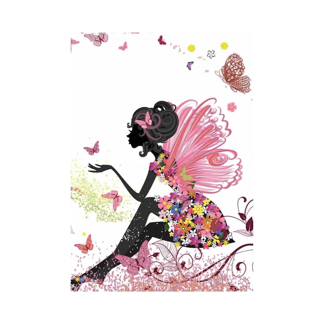 Self-adhesive Rice Paper for Decoupage | A3 Size | Sticky Angel Pattern ...