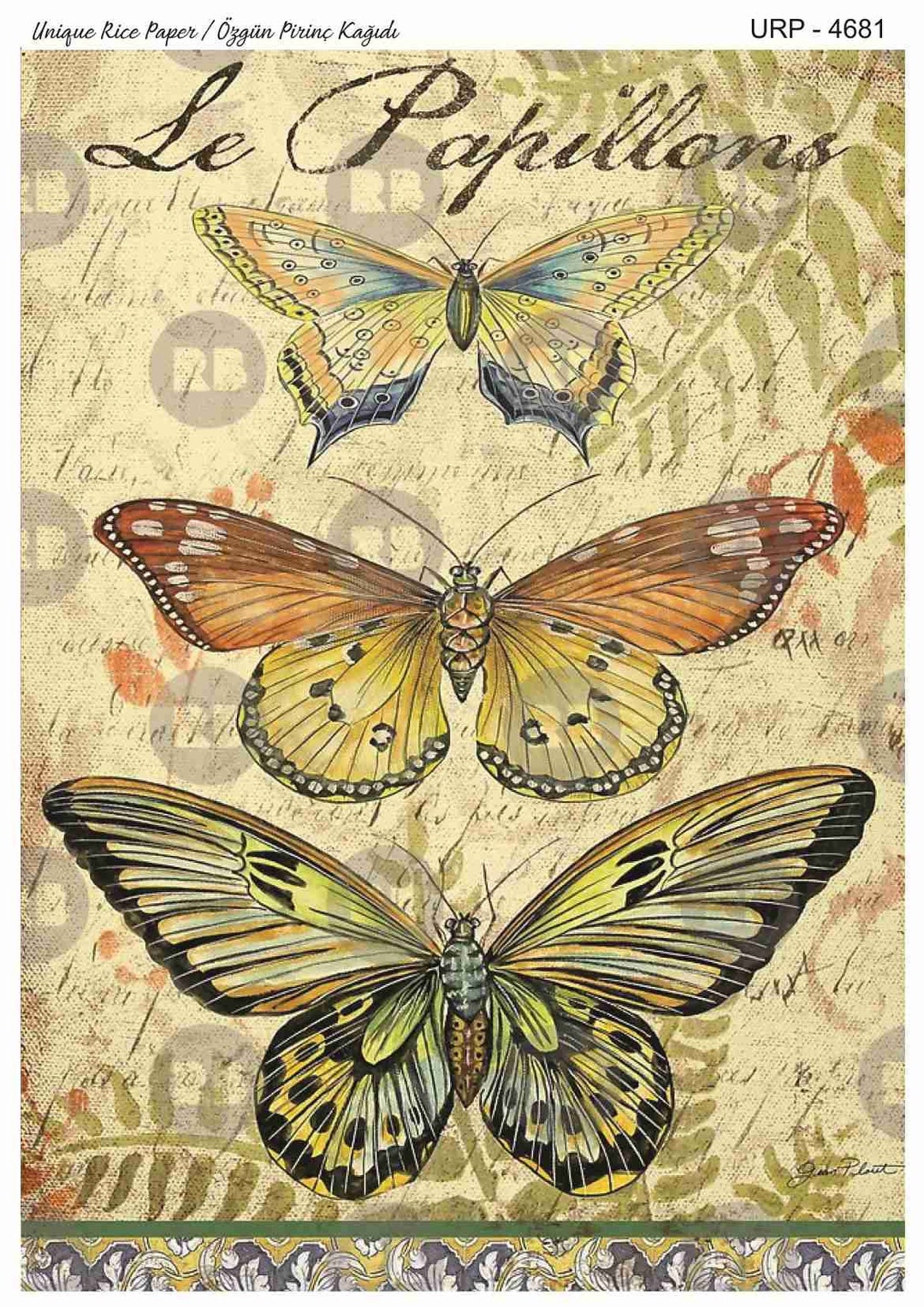 Decoupage Paper for Furniture | Rice Paper for Decoupage A3 | Sticky ...