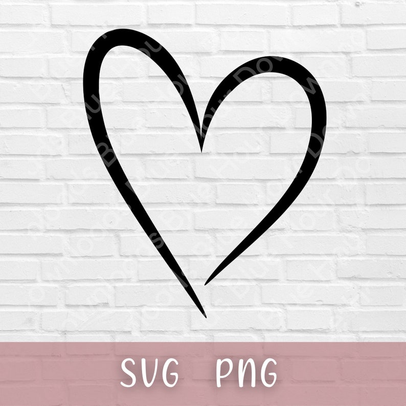 Heart, Instant Digital Download, SVG, PNG, Heart Shaped Clipart ...