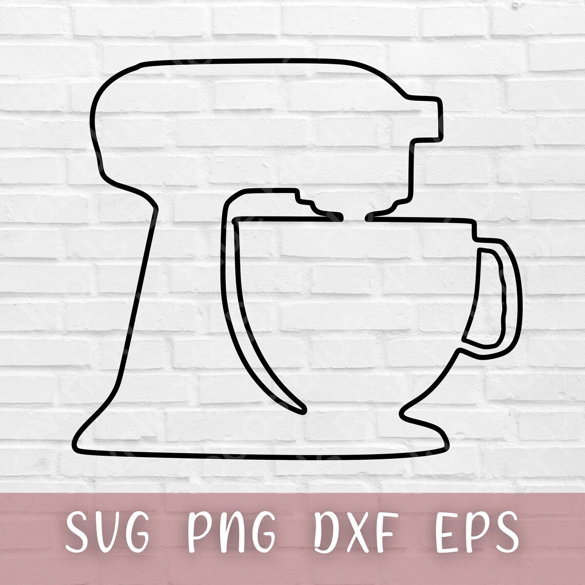 Mixer SVG, PNG, EPS, and Dxf Files, Instant Digital Download, Kitchen ...