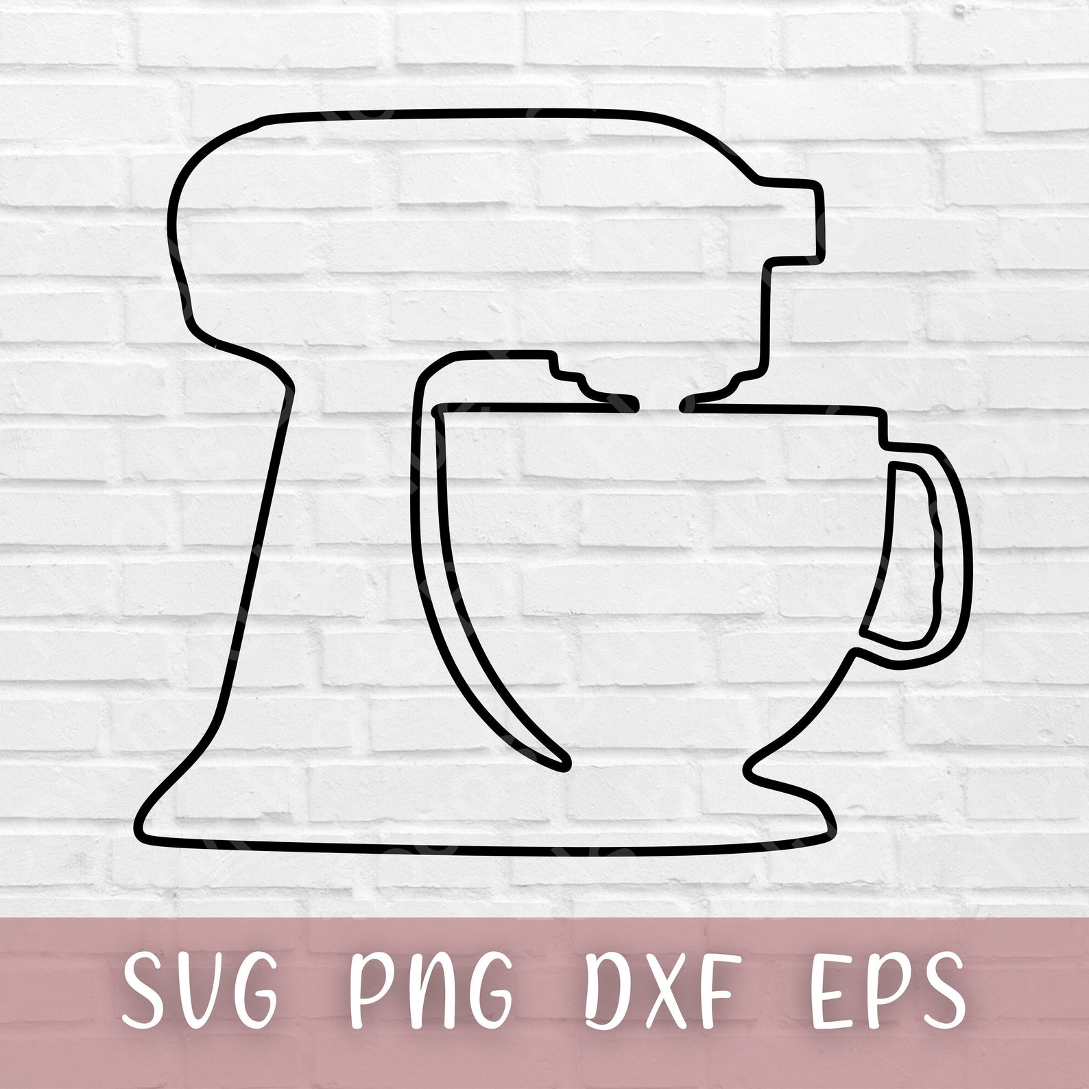 Mixer SVG, PNG, EPS, and Dxf Files, Instant Digital Download, Kitchen ...