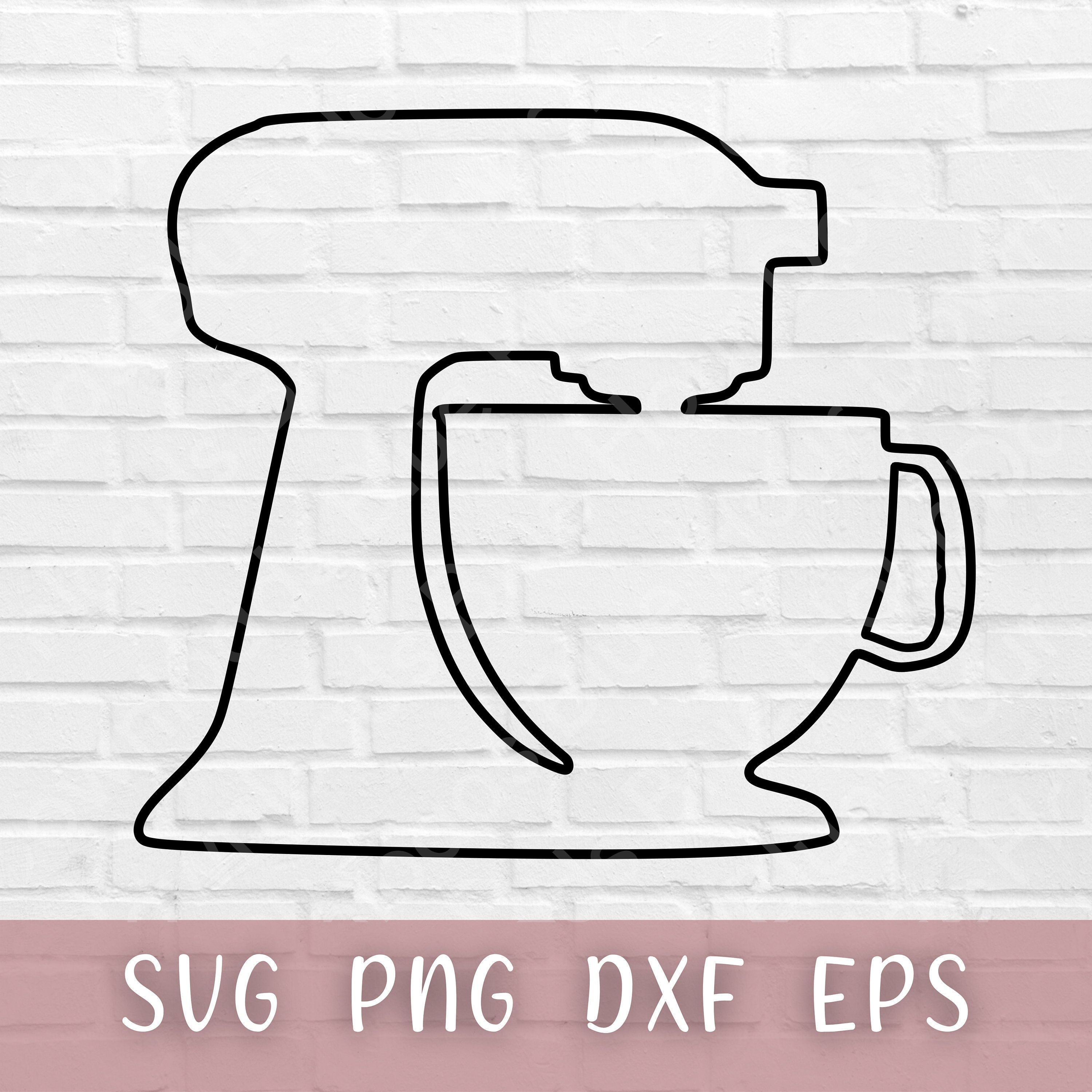 Mixer SVG, PNG, EPS, and Dxf Files, Instant Digital Download, Kitchen ...
