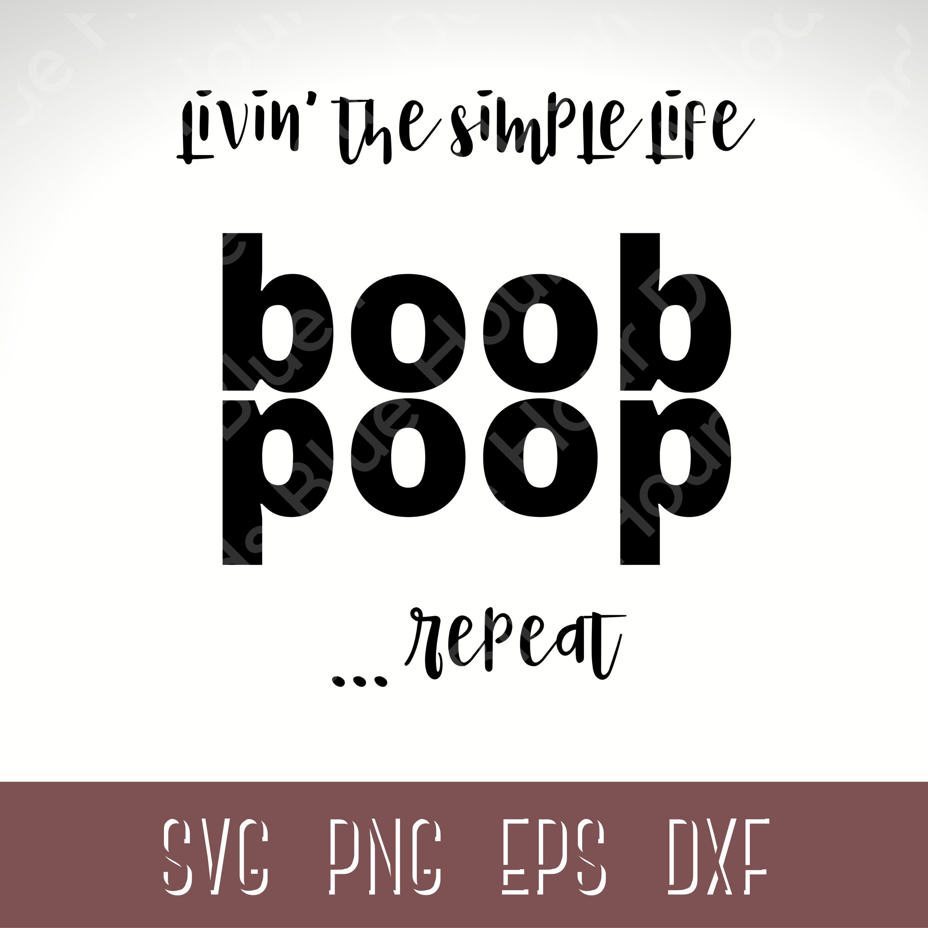 Boob Poop Digital Download SVG PNG EPS and Dxf Files - Etsy
