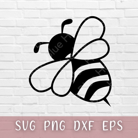 Bee SVG PNG EPS Dxf Files Instant Digital Download Bee - Etsy
