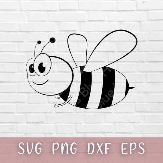 Bee SVG PNG EPS Dxf Files Instant Digital Download Bumble - Etsy