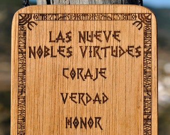 Nine Noble Virtues - Etsy